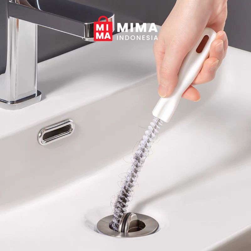 Jual MIMA H01 Sikat Pembersih Rambut Kotoran Limbah Lubang Saluran Pipa ...
