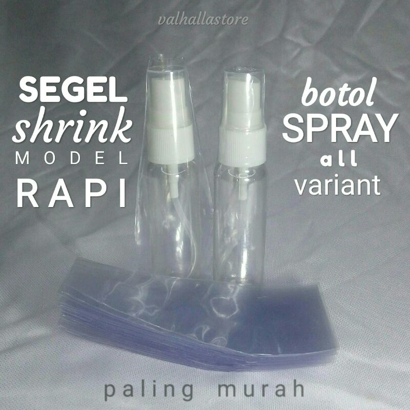 Jual Plastik Segel Plastik Shrink Botol Spray Pump Lebih Rapi Satuan BR ...