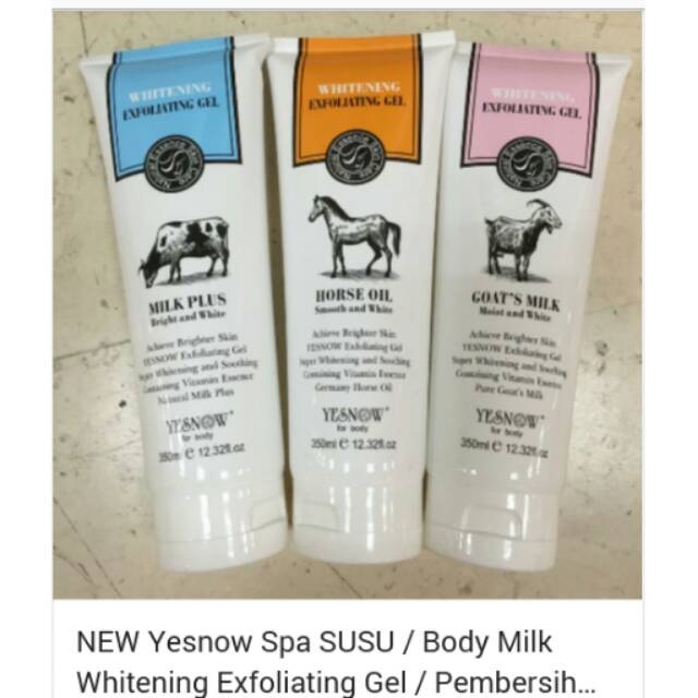 Jual Body scrub Spa susu YesNow | Shopee Indonesia