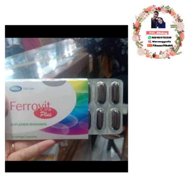 Jual Ferrovit plus isi 10 softgel | Shopee Indonesia