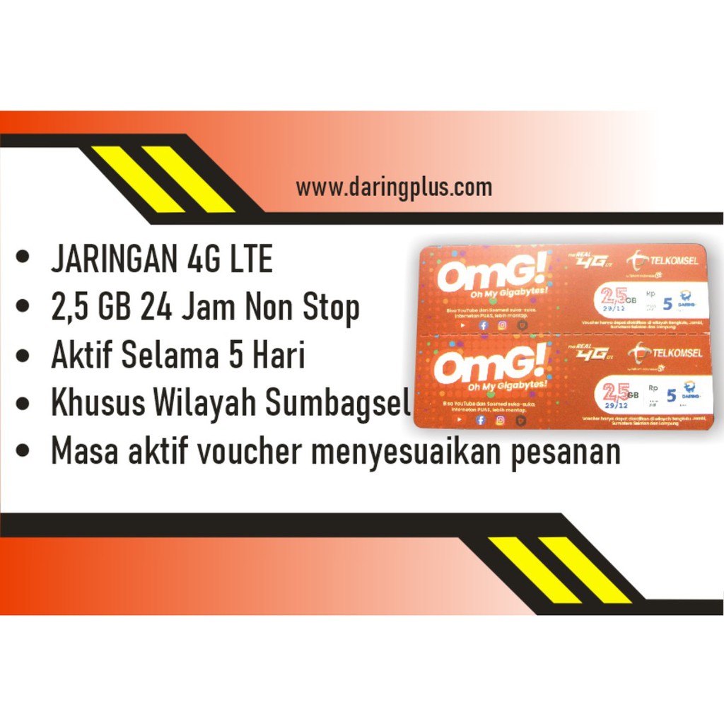Jual VoucherTelkomsel 2,5 GB | Shopee Indonesia