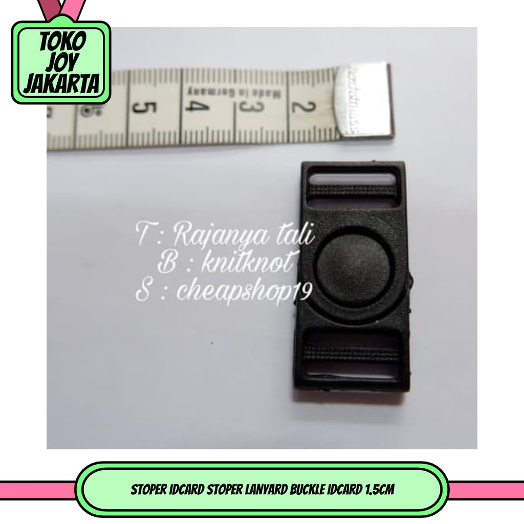 Jual stoper idcard stoper lanyard buckle idcard 1.5cm | Shopee Indonesia