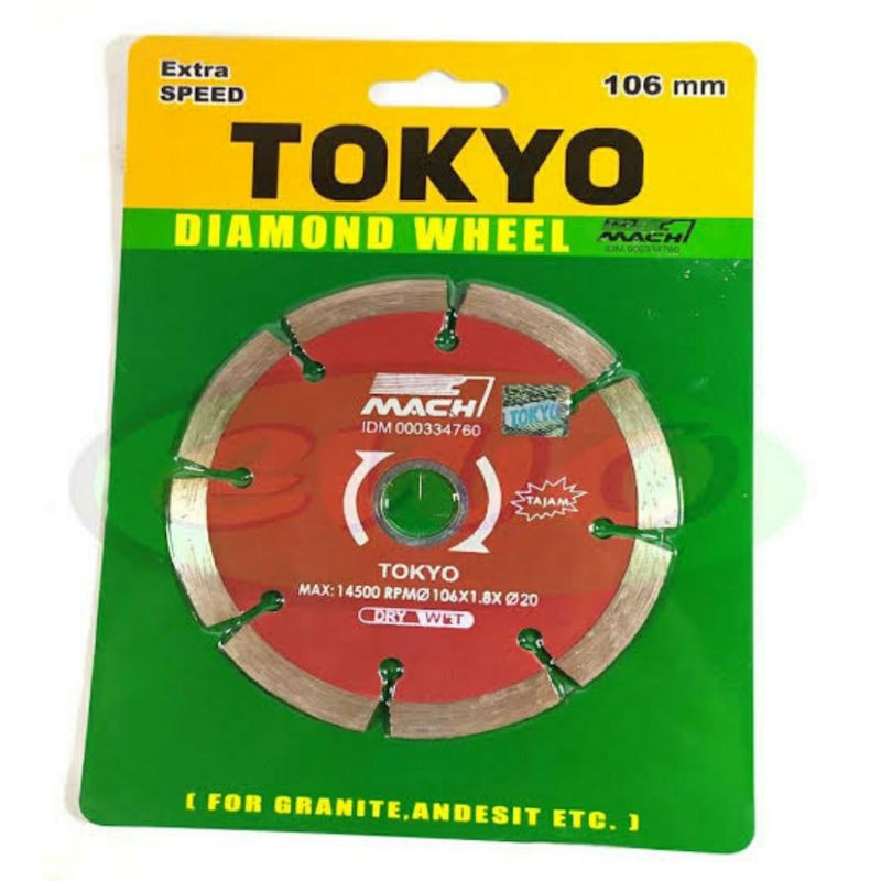 Jual TOKYO Diamond Wheel Dry Kering 4" Mata Keramik | Shopee Indonesia