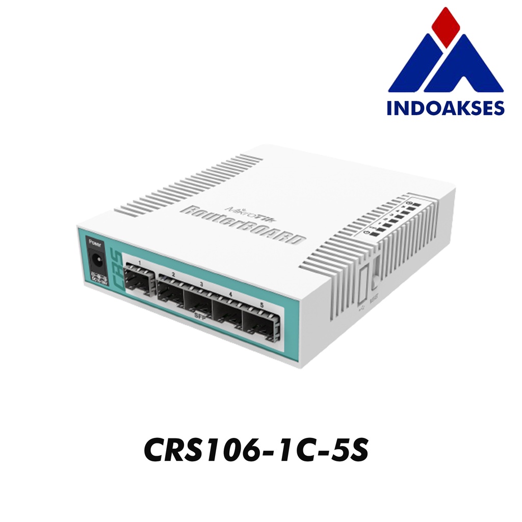 Jual Mikrotik Cloud Router Switch CRS106-1C-5S CRS 106 1C 5S | Shopee Indonesia