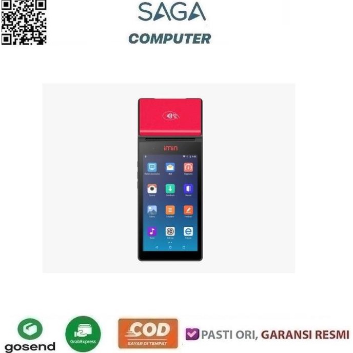 Jual Mesin Kasir Pos Android Portable Imin M2 202 Printer Thermal Scanner | Shopee Indonesia