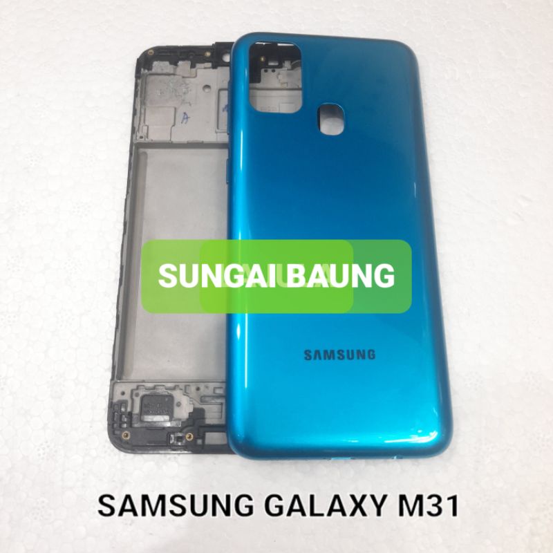 Jual KESING HOUSING CASING FULL SET SAMSUNG GALAXY M31 FRAME + BACKDOOR ...