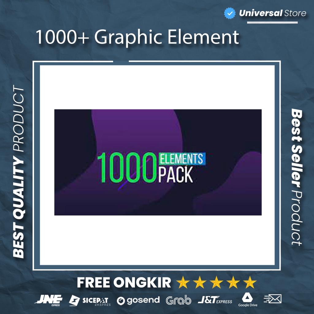 Jual Koleksi 1000+ Graphic Element Pack for Premiere PRO | Shopee Indonesia