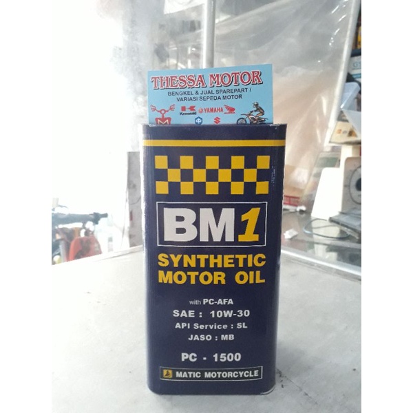 Jual Oli BM1 Matic PC1500 SAE 10W-30 1Liter 100% Original | Shopee ...