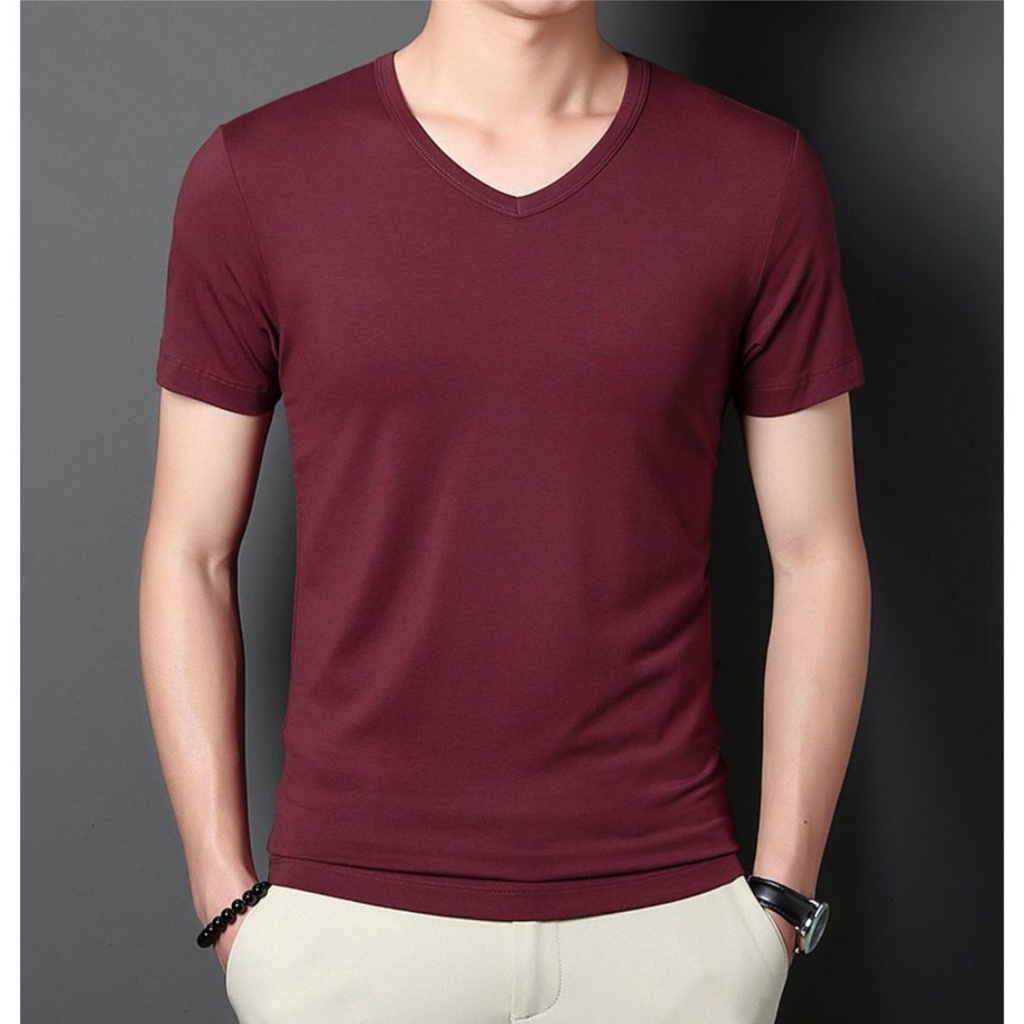 Jual KAOS LEHER V-NECK DISTRO DEWASA PRIA DAN WANITA T-SHIRT SIMPEL ...