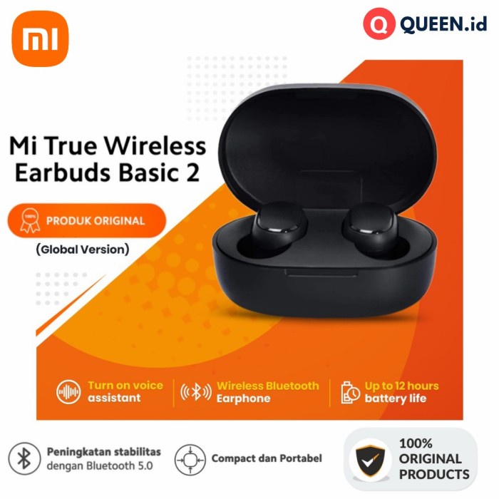 Jual Xiaomi Mi True Wireless Earbuds Basic 2 - Headset Bluetooth TWS ...