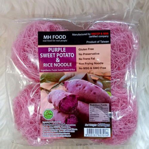Jual MH Foods Purple Sweet Potato & Rice Noodle 200g | Shopee Indonesia