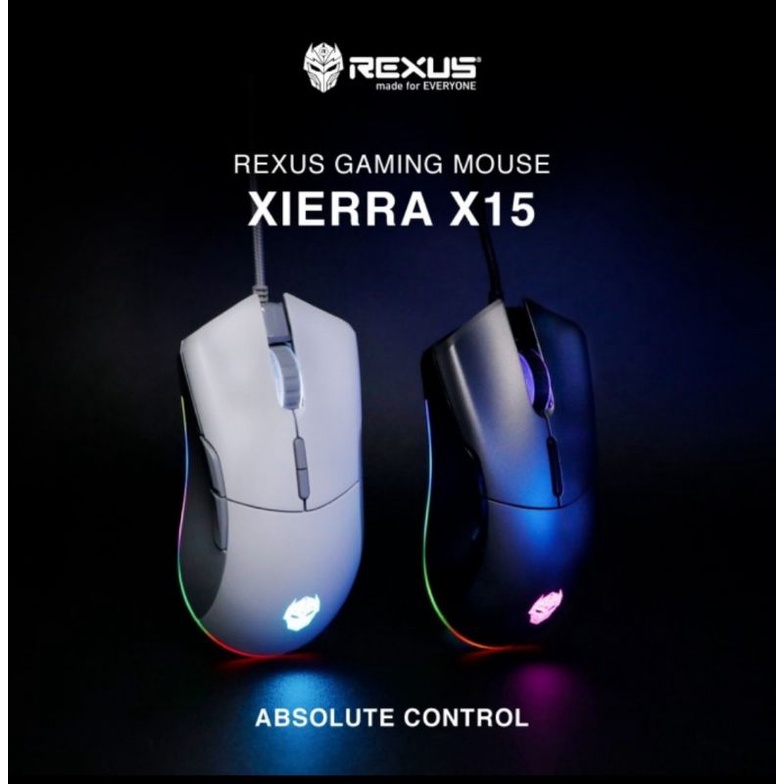 Jual Mouse Gaming REXUS Xierra X15 RGB | Shopee Indonesia