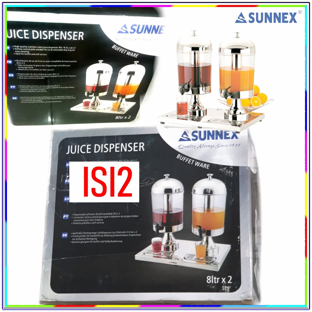 Jual 2x [DUA ]Juice Dispenser 8 LITER Paket dispencer SUNEX isi 2 ...