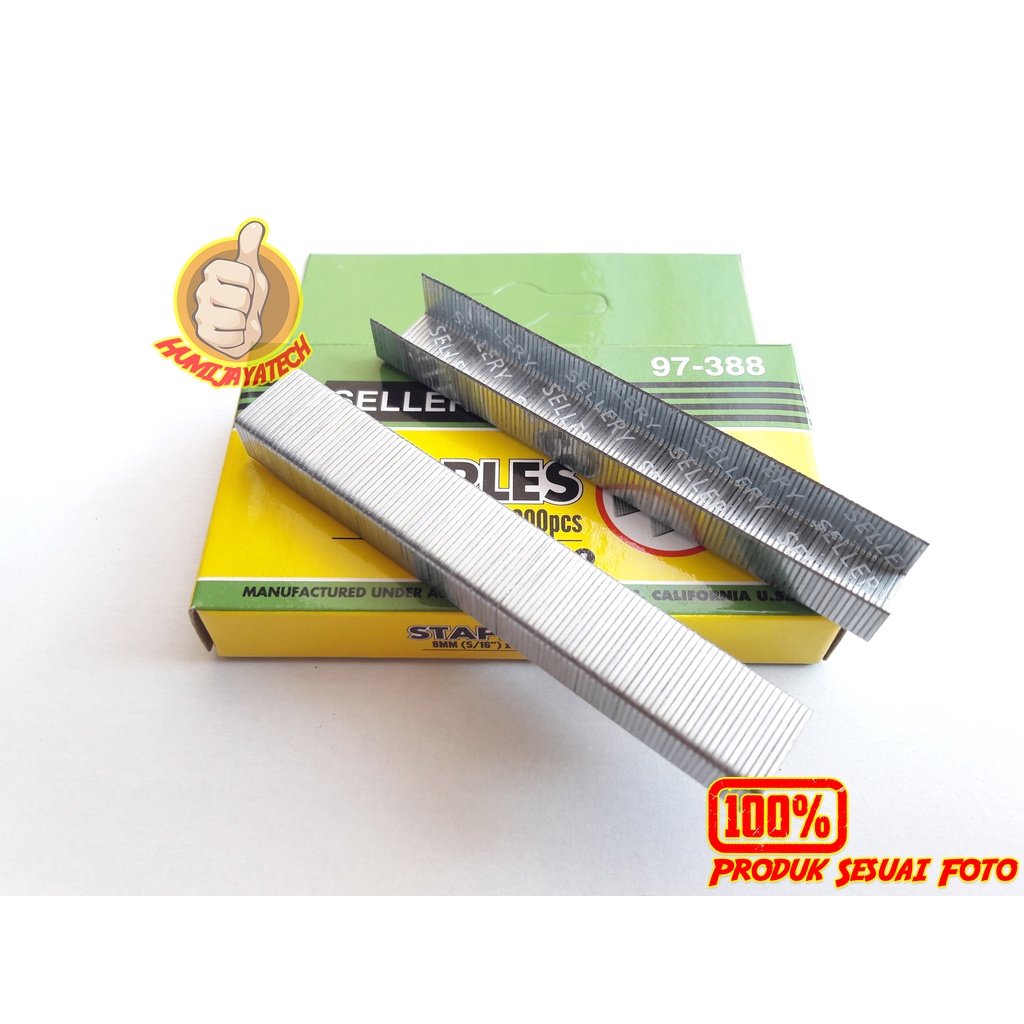 Jual Isi Staples Tembak 8mm Sellery / Isi Staples Tembak / Isi Gun ...