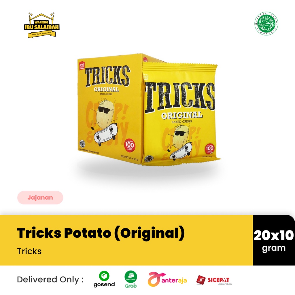Jual Snack Crisps Potato Tricks - Original | Shopee Indonesia