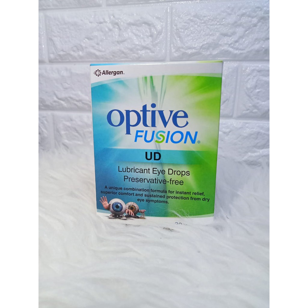 Jual Allergan Optive Fusion Lubricant Eye Drops 30 Vial X 0.4ml/Tetes ...