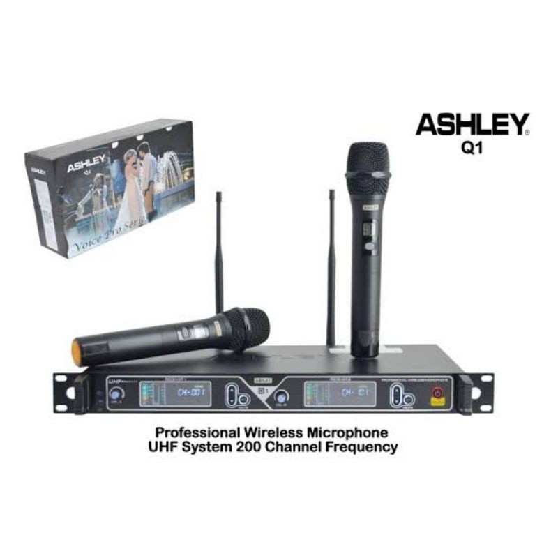 Jual Ashley Q1 Mic Wireless | Shopee Indonesia