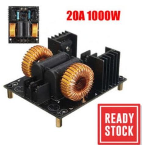 Jual Module TESLA ZVS 20A 1000W Low Voltage Induction Heating Board ...