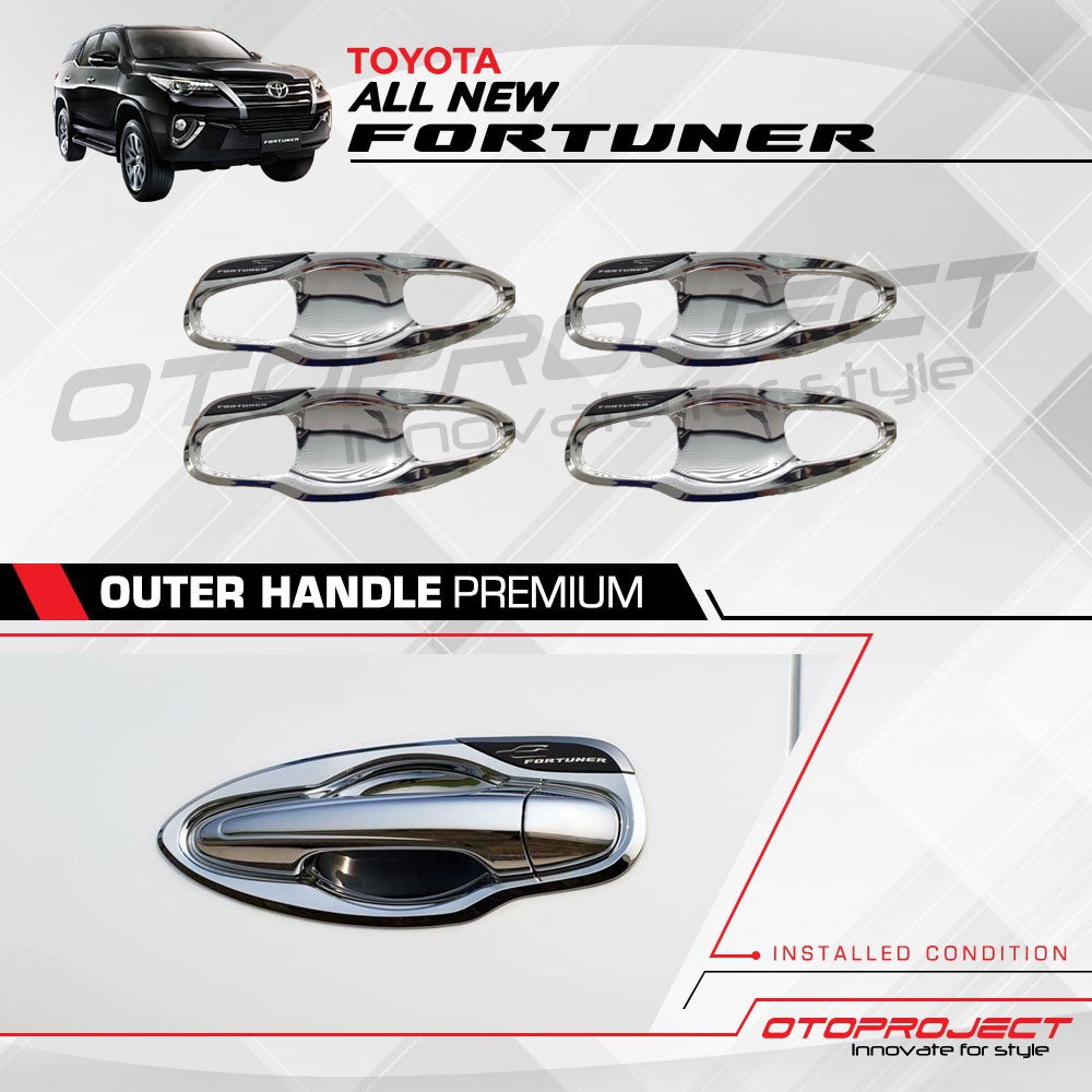 Jual OTOPROJECT OUTER HANDLE TOYOTA ALL NEW FORTUNER PREMIUM | Shopee ...