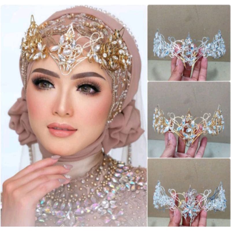 Jual Mahkota Wedding / Mahkota Pengantin /Mahkota Viral | Shopee Indonesia