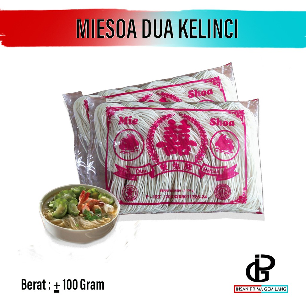 Jual Miesoa / Misua / Mie Shoa / Misoah / Misoa DUA KELINCI CAP ABADI ...