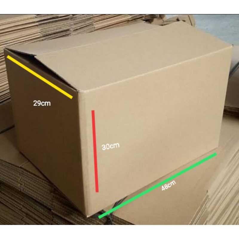Jual Kardus box packing 48x29x30cm | Shopee Indonesia