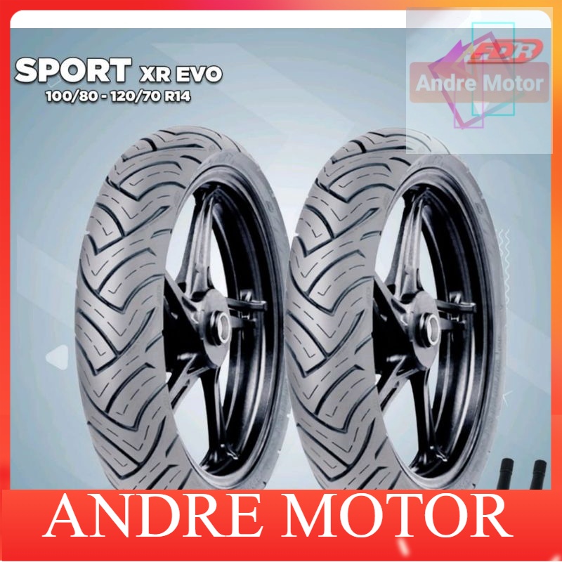 Jual Paket Ban PCX FDR Sport XR Evo 100/80-14 & 120/70-14 Tubeless(Depan&Belakang) | Shopee ...