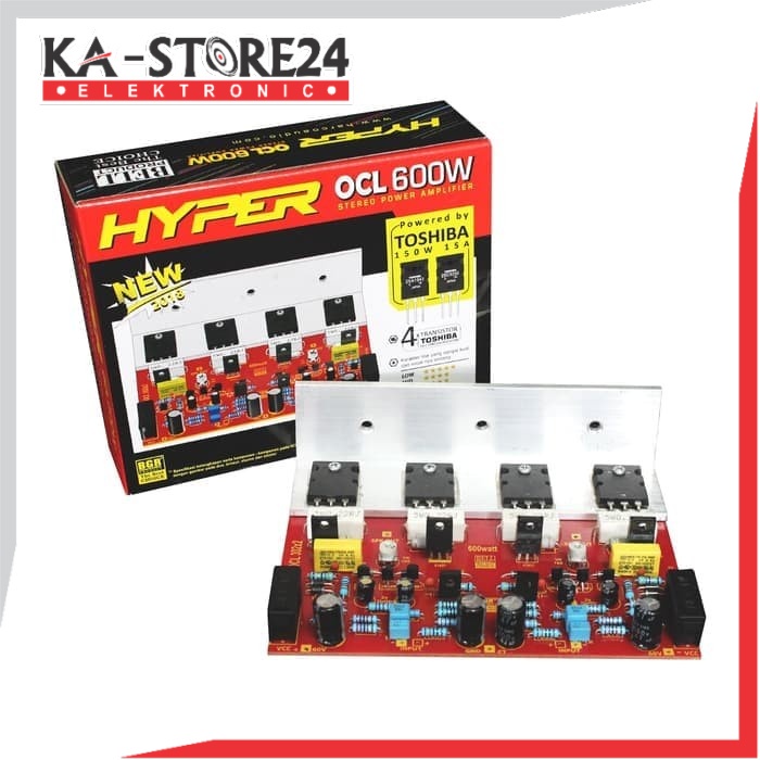 Jual KIT HYPER OCL 600 WATT POWER AMPLIFIER - POWER AMPLIFIER AUDIO ...