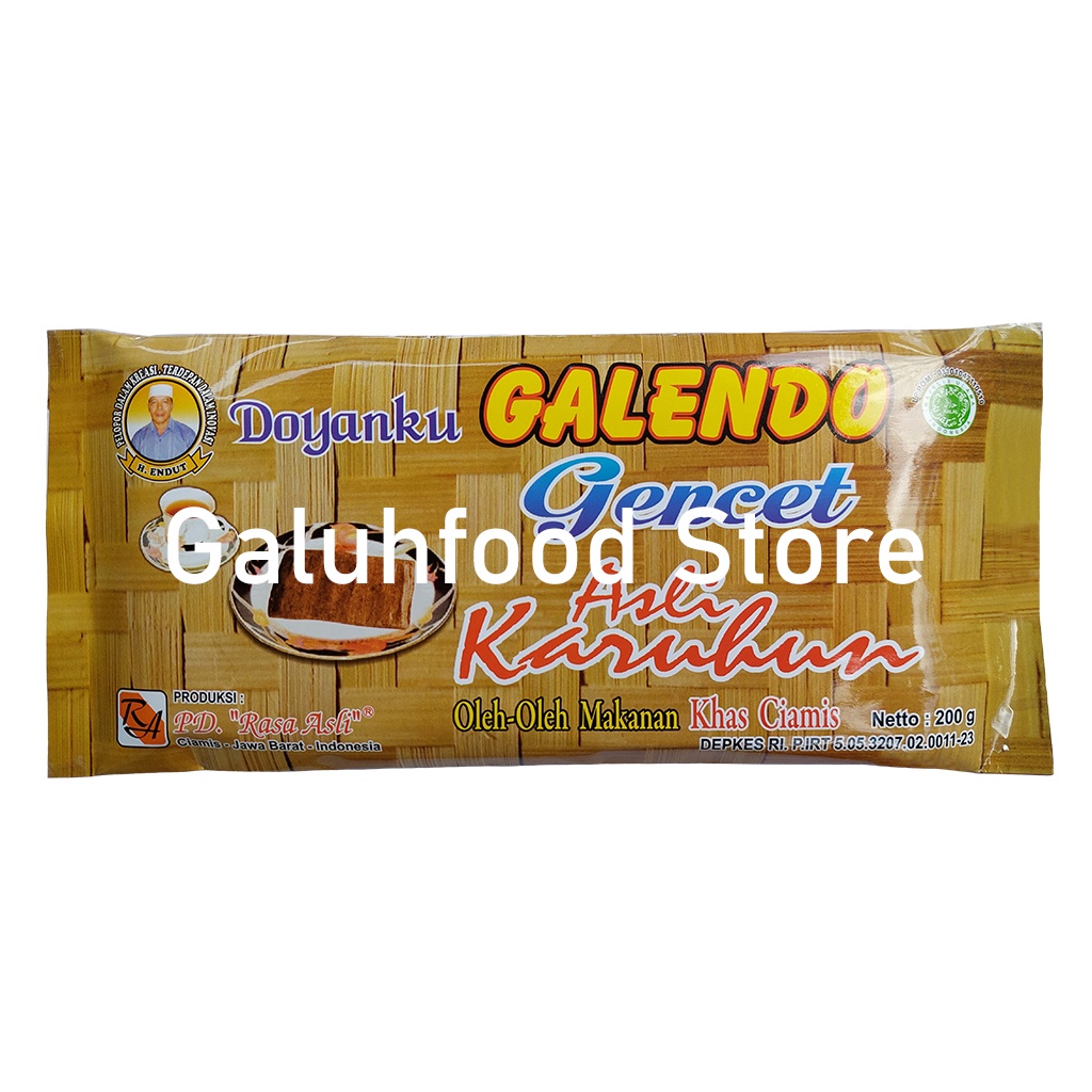 Jual Galendo Khas Ciamis Blondo Kelapa Original Doyanku 200gr | Shopee ...