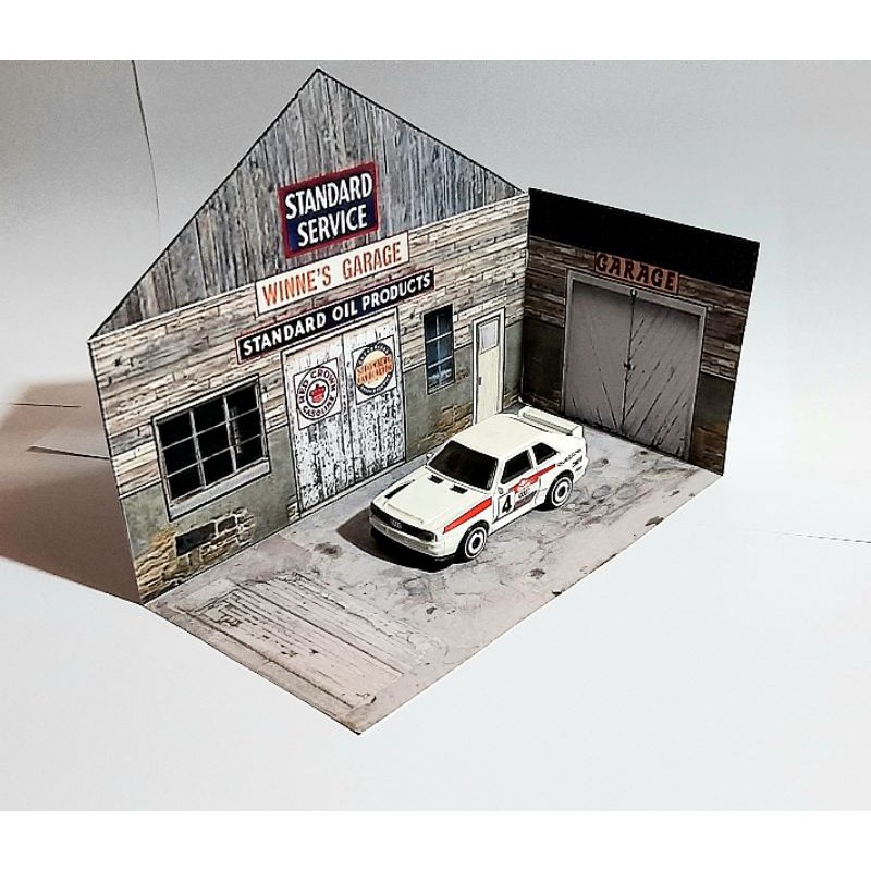 Jual Diorama papercraft Garage service Diecast | Shopee Indonesia