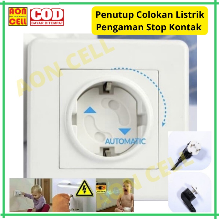 Jual Penutup Colokan Listrik Pengaman Stop Kontak Otomatis Pelindung ...