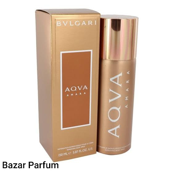 Jual Parfum Pria Bvlgari Aqua Amara 150 ml Body Spray Original | Shopee ...