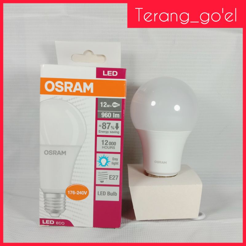 Jual OSRAM Lampu bohlam LED ECO CLA 12 watt cahaya putih / LAMPU LED ...