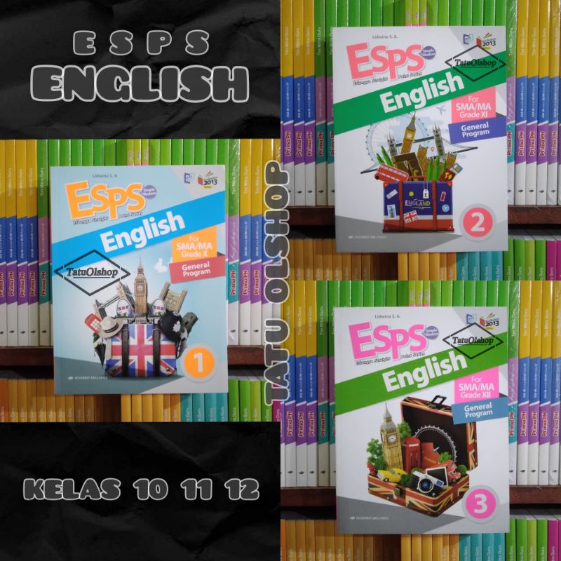 Jual Buku Esps English Bahasa Inggris SMA Kelas 10 11 12 X XI XII 1 2 3 Revisi Original | Shopee ...