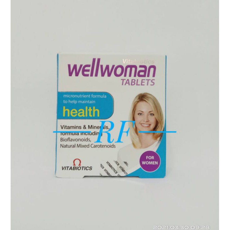 Jual Wellwoman Tab isi 30 (Vitabiotics) | Shopee Indonesia