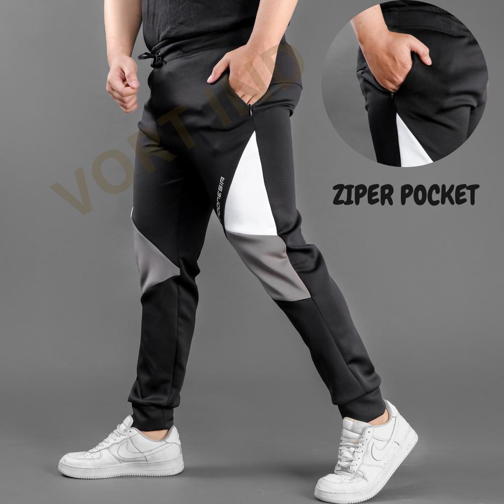 Jual Celana panjang jogger olahraga pria/celana training olahraga pria ...