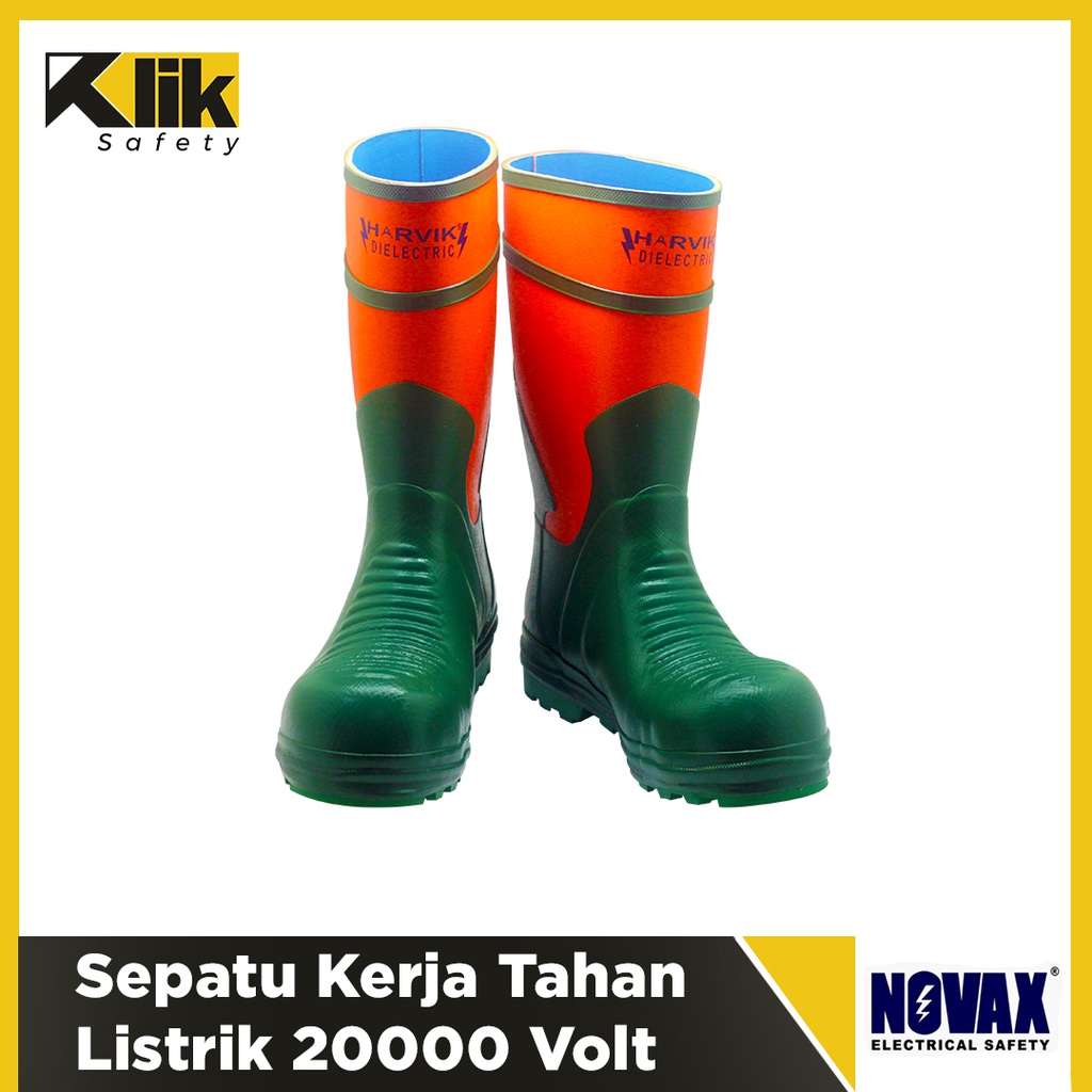 Jual Sepatu Safety Kerja Tahan Tegangan Listrik 20000 Volt NOVAC ...