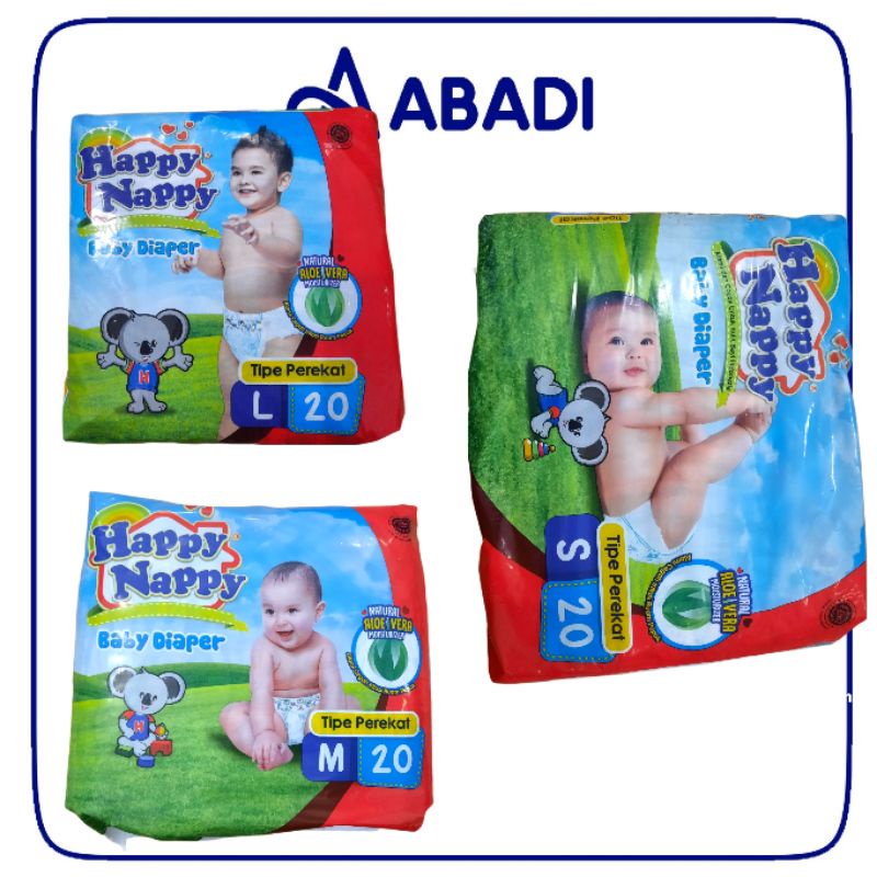 Jual Happy Nappy Baby Diaper/Perekat isi (1bag/20pcs) | Shopee Indonesia