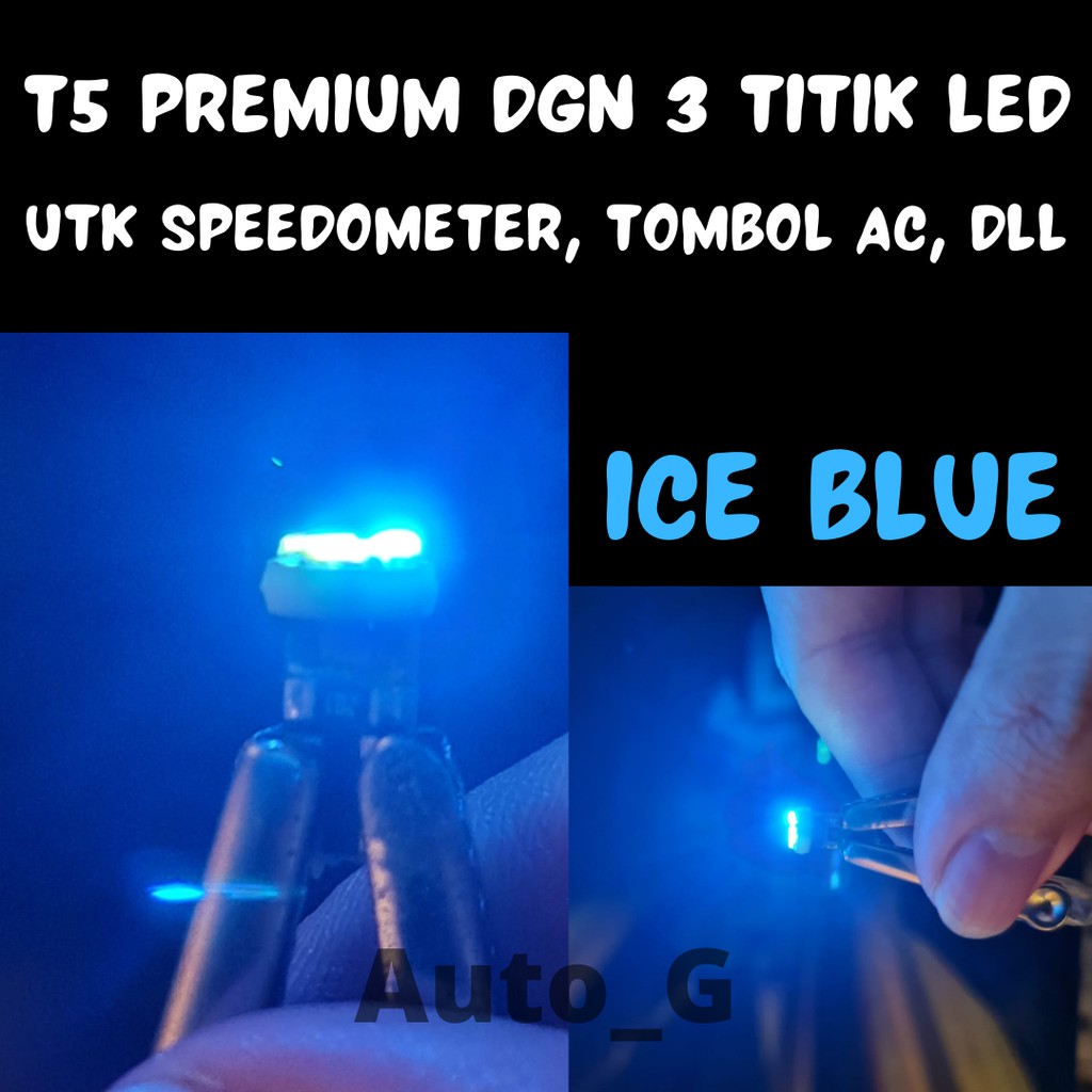 Jual Lampu LED T5 3 SMD Speedometer / Indikator Motor & Mobil PREMIUM ...