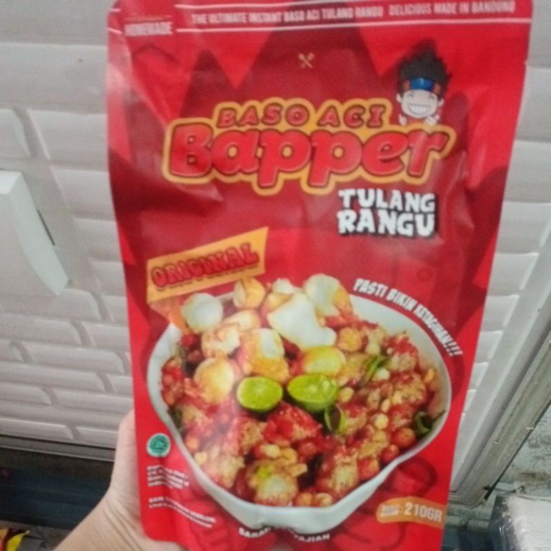 Jual Baso aci baper tulang rangu / boci tulang rangu baper | Shopee ...