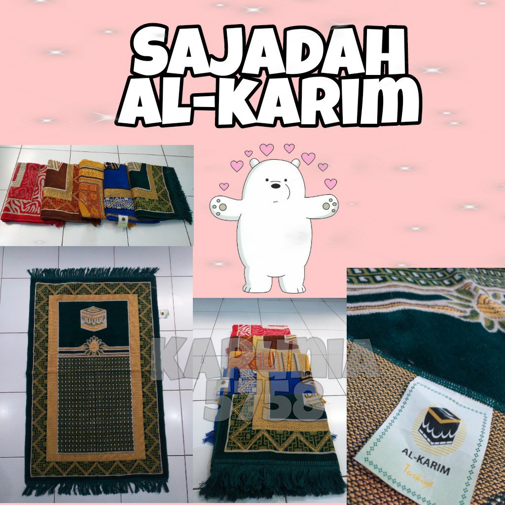 Jual Sajadah Al Karim/ Alydruss/ Valteksa Besar & Tebal (PARTAI GROSIR ...