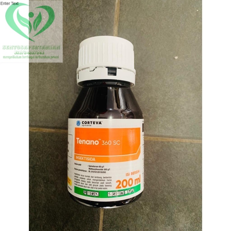 Jual Insektisida kontak dan lambung TENANO 360SC isi 200ml dari CORTEVA ...
