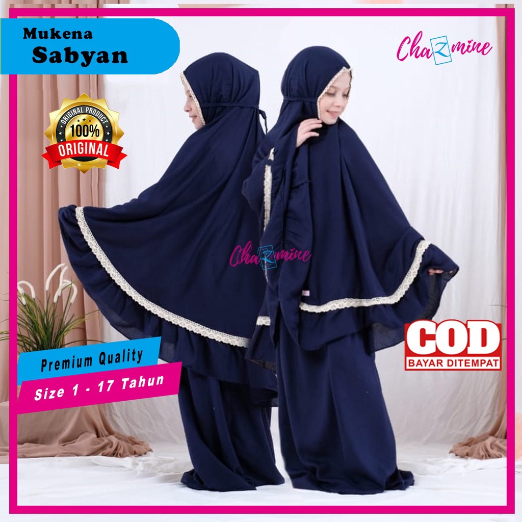 Jual Mukena Anak Perempuan Usia 1-12 Tahun Model Sabyan Rayon Premium Original By Chazmine ...