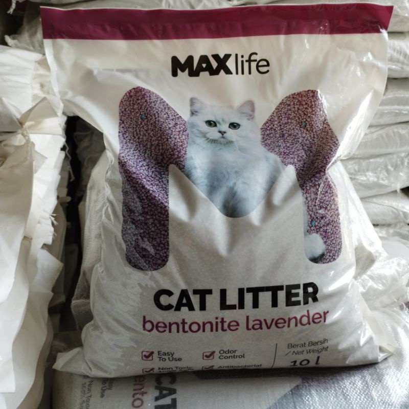 Jual Pasir MaxLife 10Liter/ Maxlife Cat Liter Premium | Shopee Indonesia