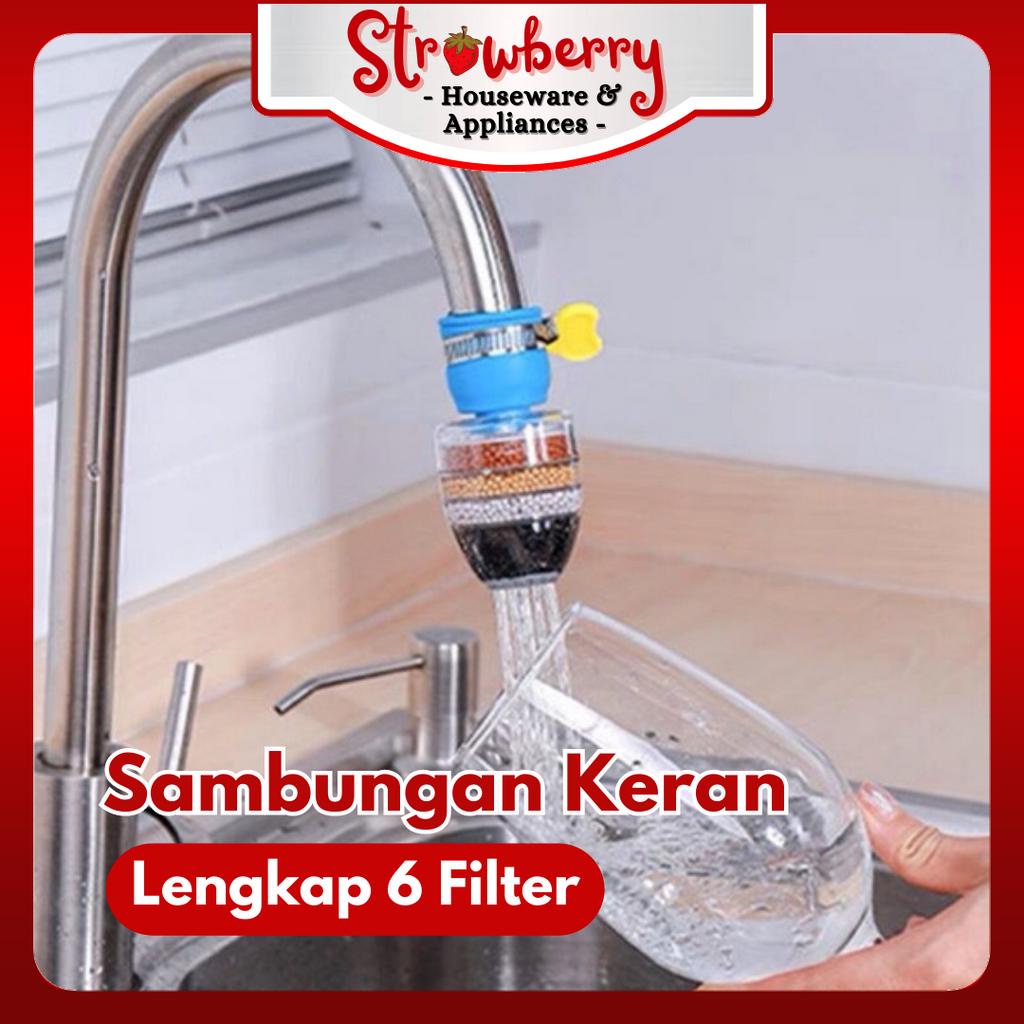 Jual SARINGAN AIR KRAN 6 BATU PENYARING/ FILTER AIR / SAMBUNGAN PANJANG ...