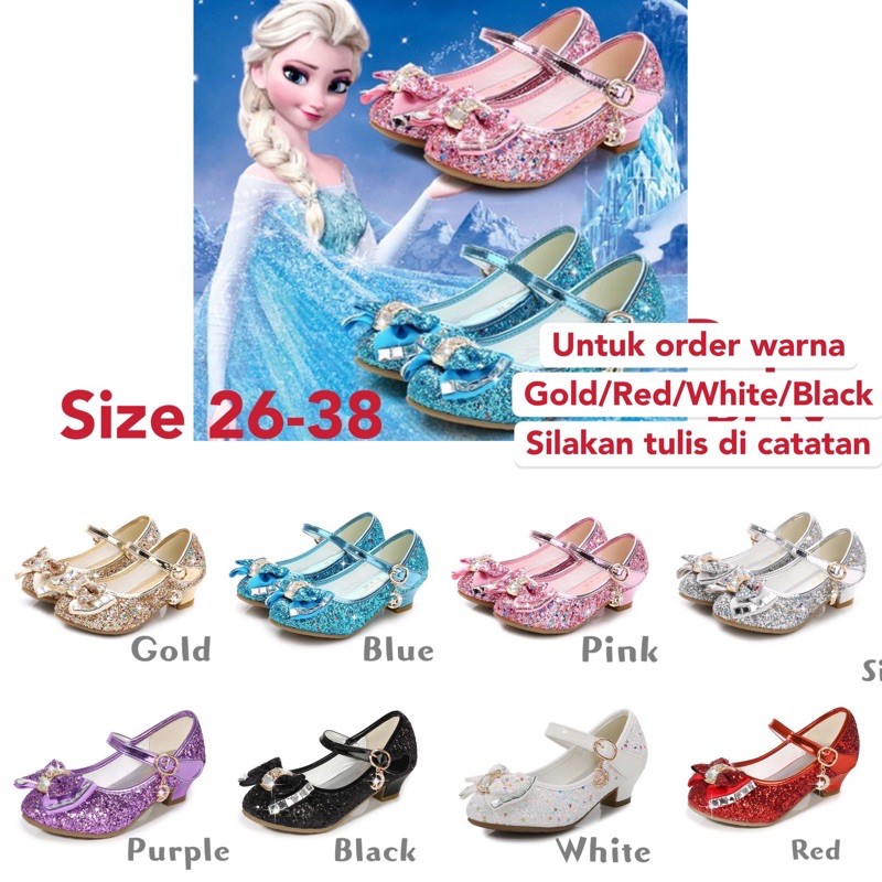 Jual Fairyland | Sepatu Princess Glitter Blink Blink Sepatu Hak anak 26 ...