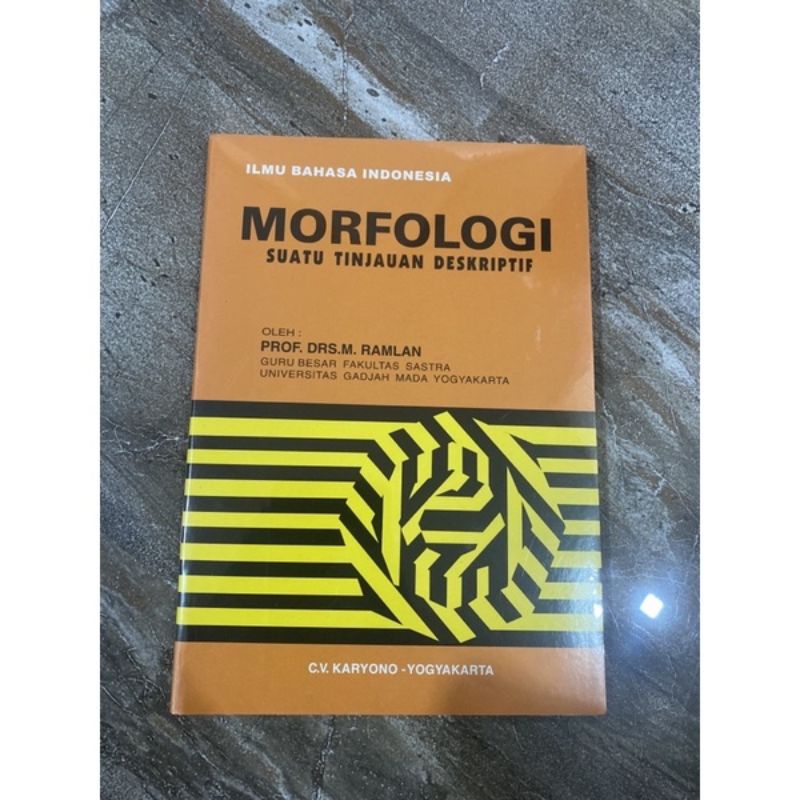 Jual Morfologi - Prof. Drs. M. Ramlan | Shopee Indonesia