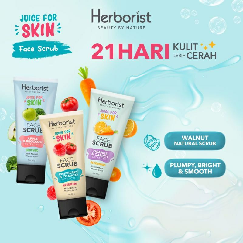 Jual Herboris face srub 60ml | Shopee Indonesia
