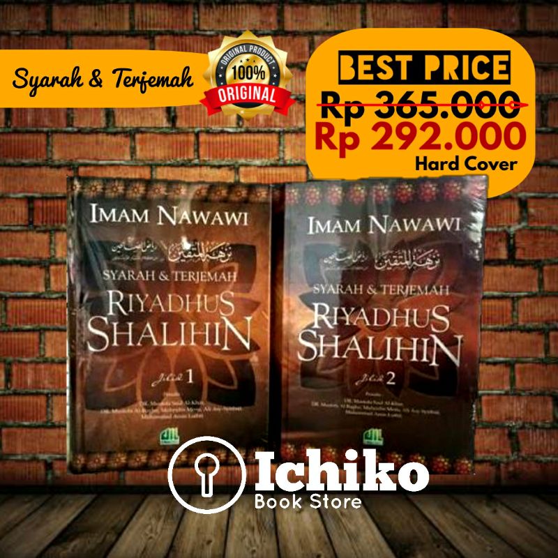 Jual PAKET - Syarah & Terjemah Riyadhus Shalihin Jilid 1 & 2 Al Itishom - Imam Nawawi - Original ...