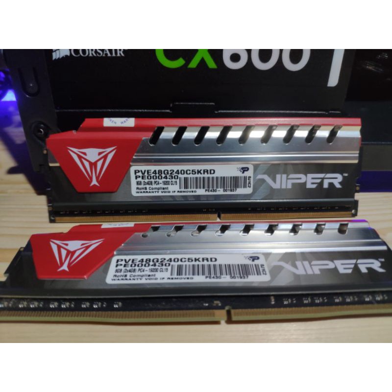 Jual Ram patriot VIPER DDR4 2400ghz Kit 2x4gb (8GB) | Shopee Indonesia